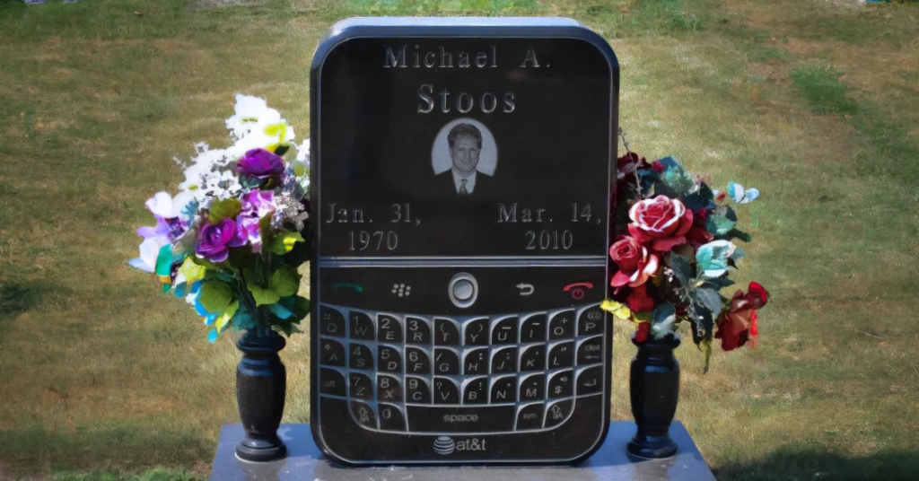 A High-Tech Headstone for the BlackBerry King: Remembering Michael Stoos